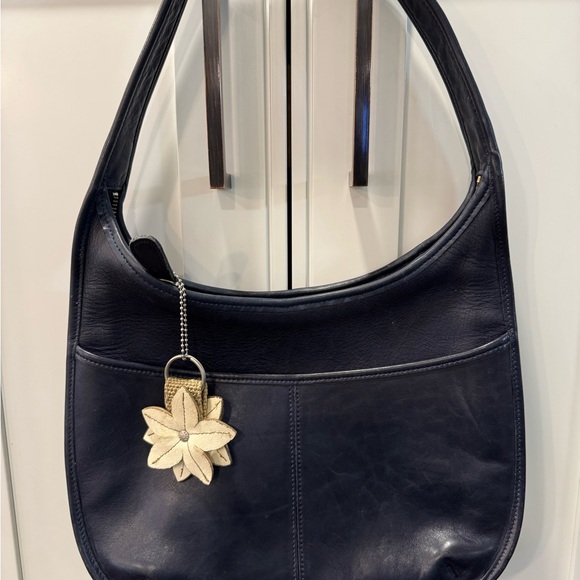 Coach | Bags | Vintage Coach 933 Ergo Zip Hobo One Shoulder Bag Navy ...
